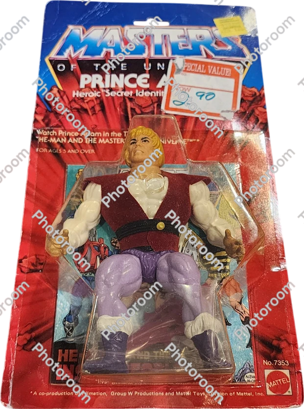 1984 Mattel He-Man Prince Adam Action Figure - Gimme80s.com